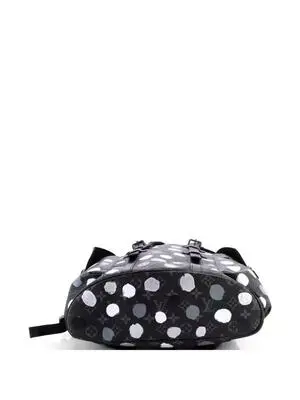LOUIS VUITTON Christopher Yayoi Kusama Painted Dots Monogram Eclipse Canvas Mm Backpack