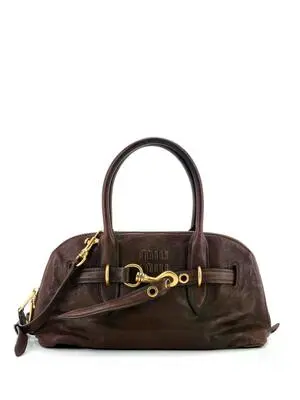 Miu Miu Aventure Top Handle Satchel - Brown
