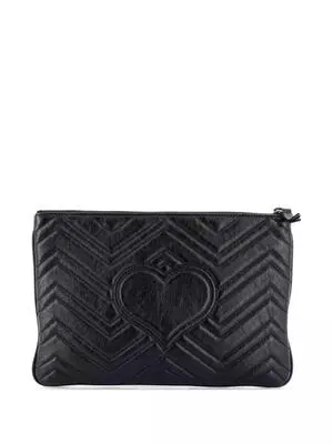 Gucci Gg Marmont Matelassé Leather Clutch