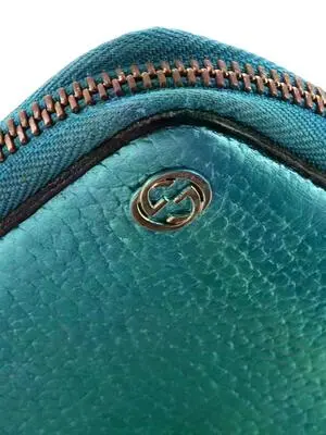 Gucci Gg Marmont Zip Around Wallet Leather Small Wallets