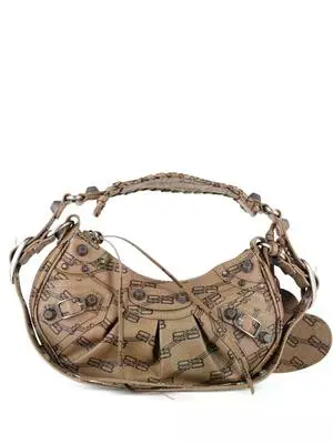 Balenciaga Mini Le Cagole Monogram Tote Bag - Neutrals