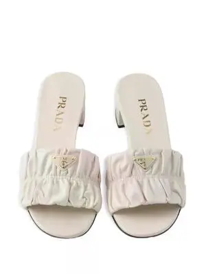 Prada Matelassé Nappa Leather Slides