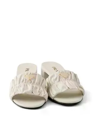 Prada Matelassé Nappa Leather Slides