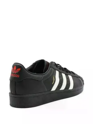 Adidas X Willy Chavarria Superstar Sneakers With Rose Motif