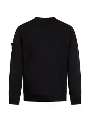 Stone Island Logo-badge Sweatshirt - Black
