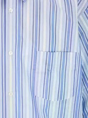 Comme Des Garçons Stripe-pattern Short-sleeve Shirt