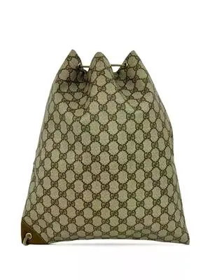 Gucci Gg Supreme Drawstring Backpack