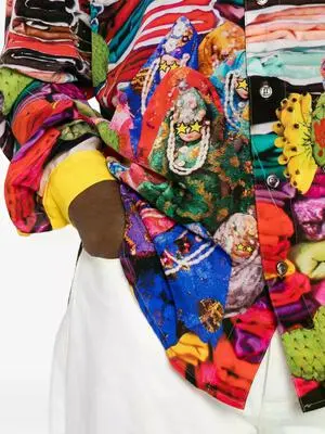 The Artistylist Cactus Print Long Sleeve Shirt