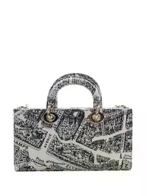 Dior 2010-2026 Medium Lady D-joy Satchel - Black