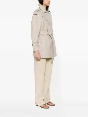 Max Mara Double-breasted Belted Coat
