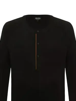 Zegna Buttoned Henley Pajamas