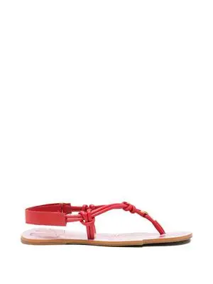 Farm Rio Lobster Knotted-strap Sandals