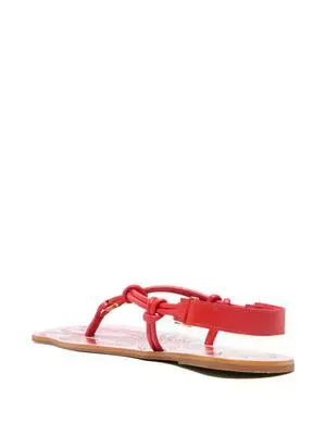 Farm Rio Lobster Knotted-strap Sandals