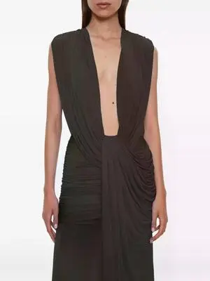 Christopher Esber Draped Maxi Dress - Brown