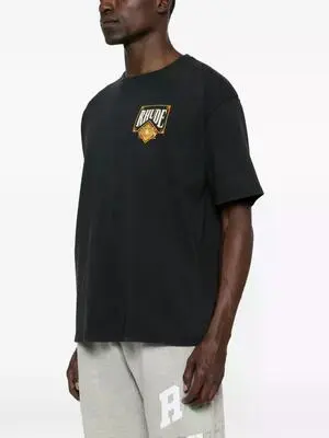 Rhude Logo-print T-shirt - Black