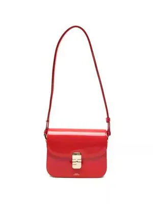A.p.c. Small Grace Cross Body Bag - Red