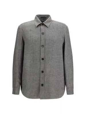 Zegna Textured Long-sleeve Overshirt