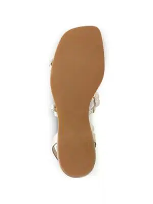 Ash Regy Faux-pearl Sandals - Gold