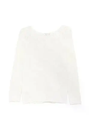 DUNST Open-knit Sweater - Neutrals