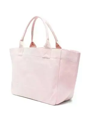 GANNI Logo-print Shoulder Bag - Pink