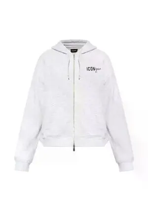 Dsquared2 Graphic-print Zip-up Hoodie