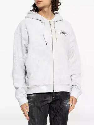 Dsquared2 Graphic-print Zip-up Hoodie