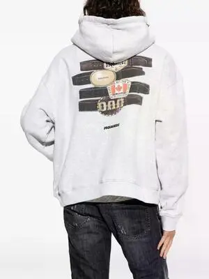 Dsquared2 Graphic-print Zip-up Hoodie