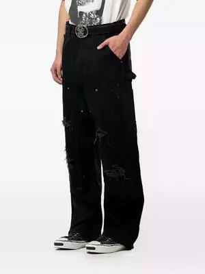 KAMIYA Distressed Cargo Trousers