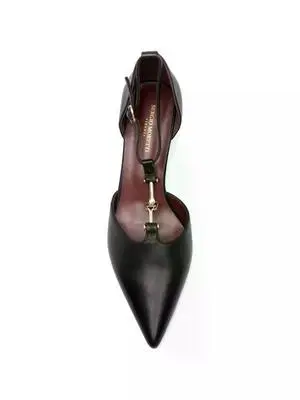 SERGIO MORETTI FIRENZE Pointed-toe T-bar Pumps