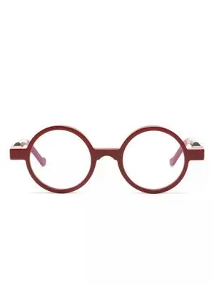 VAVA EYEWEAR Round-frame Glasses - Red