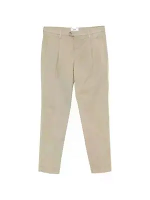 VELA SHOP Belt-loop Pleated Trousers