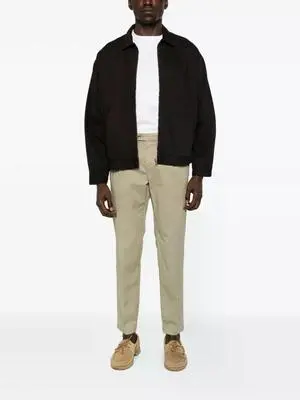 VELA SHOP Belt-loop Pleated Trousers