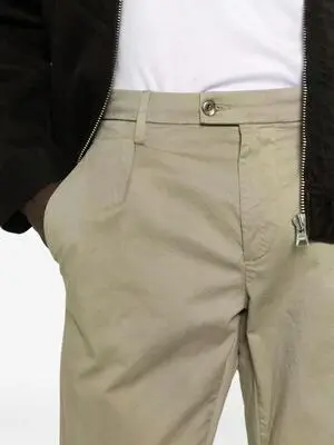 VELA SHOP Belt-loop Pleated Trousers