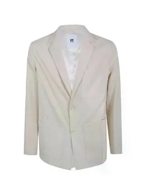 PT TORINO Patch-pocket Blazer - Neutrals