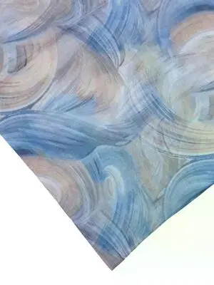 D'ANIELLO Abstract-print Frayed Scarf