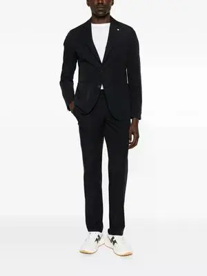 L.B.M. 1911 Single-breasted Notch-lapel Suit - Blue