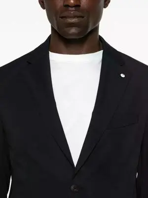 L.B.M. 1911 Single-breasted Notch-lapel Suit - Blue