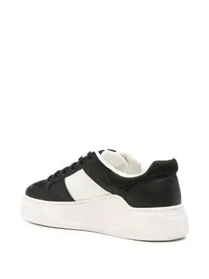 Armani Exchange Logo-print Leather Sneakers