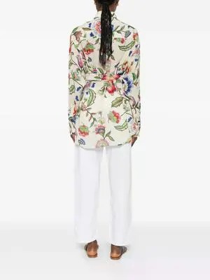 ARCHIVIO '67 Floral-print Belted Shirt