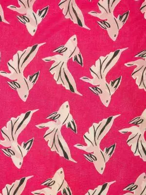 Paul Smith Le Peche Fish Scarf - Pink