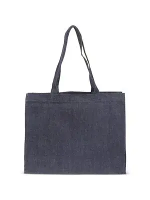 A.p.c. Daniela Logo-print Denim Tote Bag - Blue