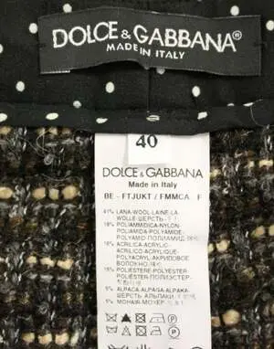 Dolce & Gabbana Wool Blend Shorts - Multicolor