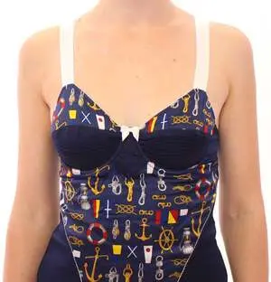 Dolce & Gabbana Sailor Motive Tank Top - Blue