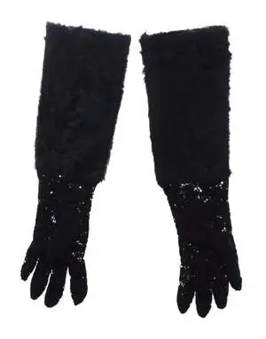 Dolce & Gabbana Textured Gloves For Women