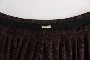 GF FERRE Flannel Mini Skirt