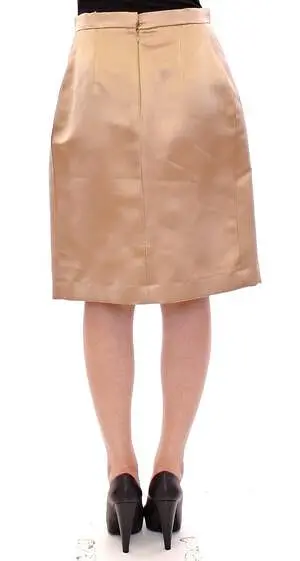 ANDREA INCONTRI Silk Mini Pleated Skirt