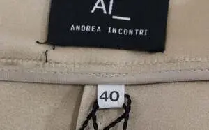 ANDREA INCONTRI Silk Mini Pleated Skirt