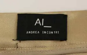 ANDREA INCONTRI Silk Mini Pleated Skirt