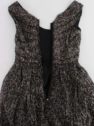 Dolce & Gabbana Silk Sequined Full Length Shift Gown