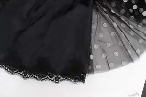 Dolce & Gabbana Polka Dotted Ruffled Dress
